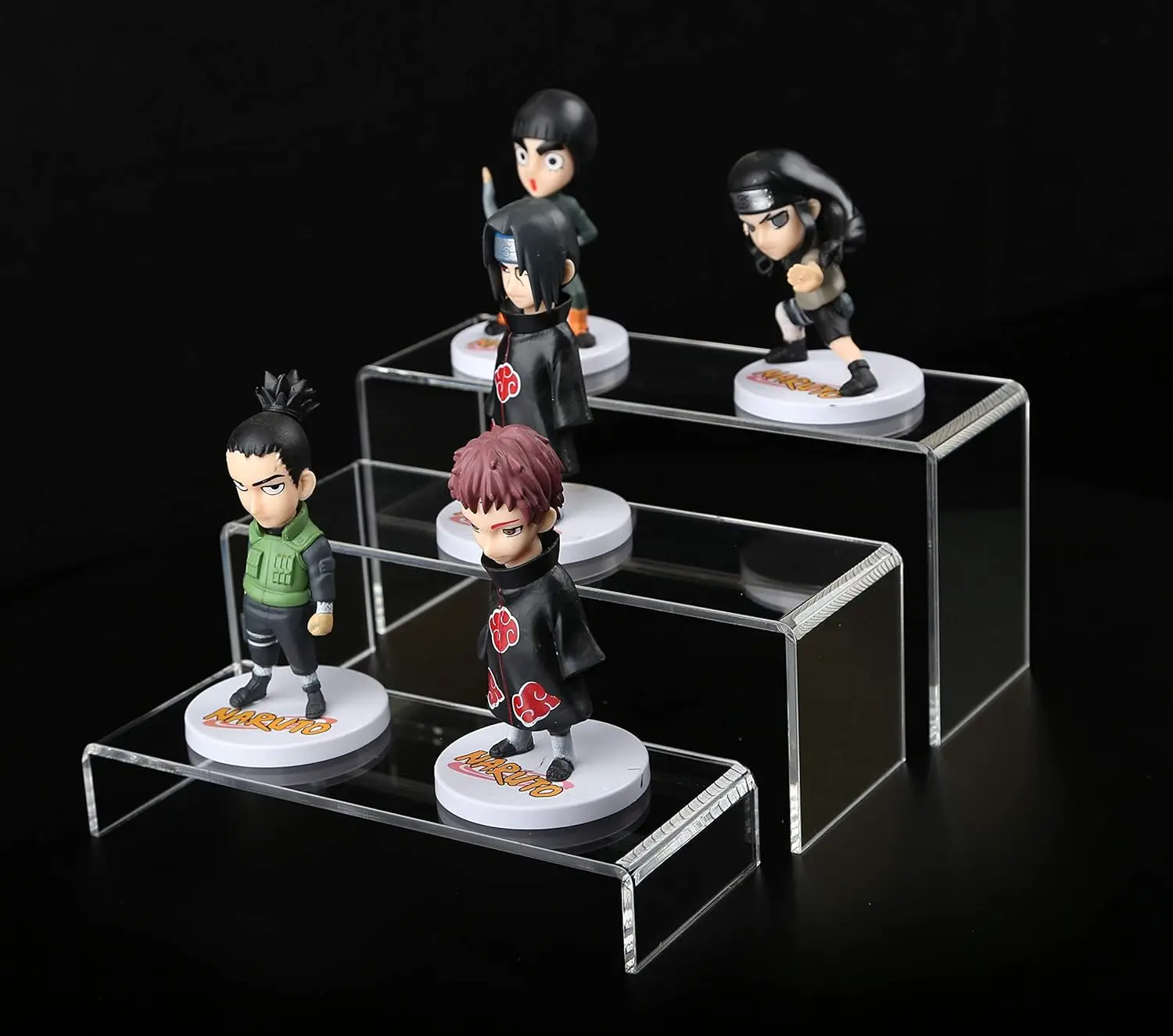 3 Piece Large Clear Acrylic Riser Set for Display