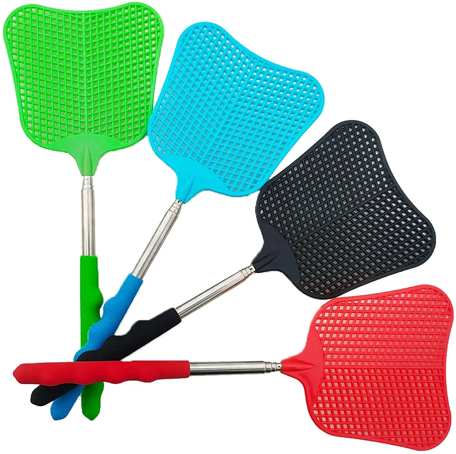 Vertak Plastic Telescopic Hand Shaped 26inch Fly Swatter
