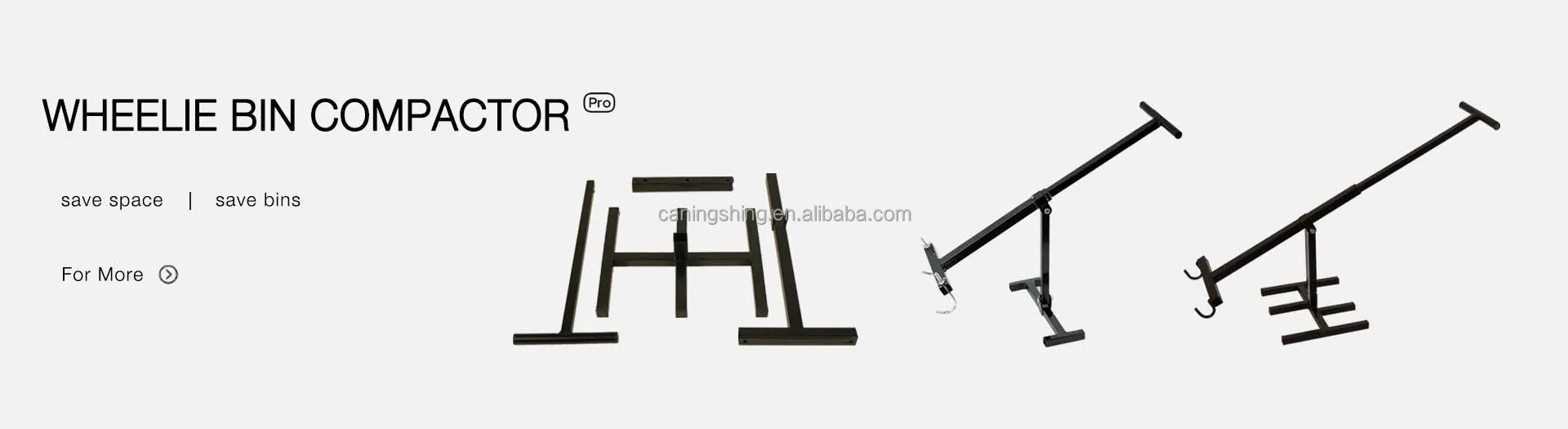 Mini Compactor Rubbish Trash Waste Bin Basher Garden Recycling Bins