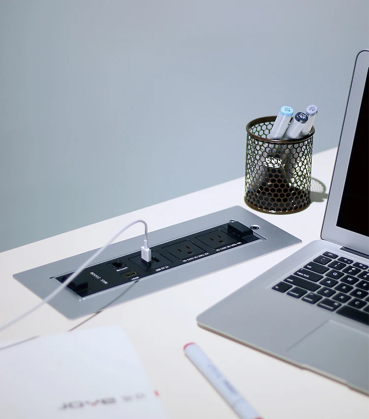 Universal Desktop Rotatable Sockets Set Outlet Desk Power Extension ...