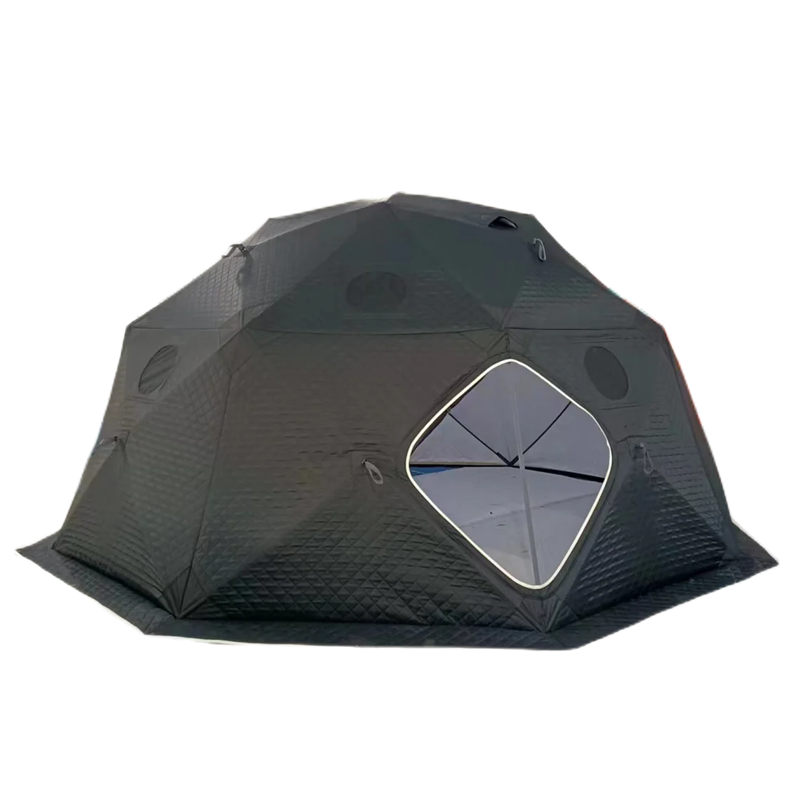 Outdoor Hiking Insulated Octagon Ice Fishing Cotton Tent Spherical ...