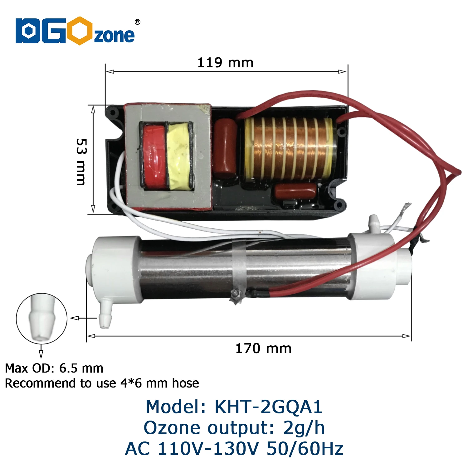 2 Gr O3 Generator Corana Discharge Ozone Generator Price Quartz Tube Ozono Generators - Buy ...