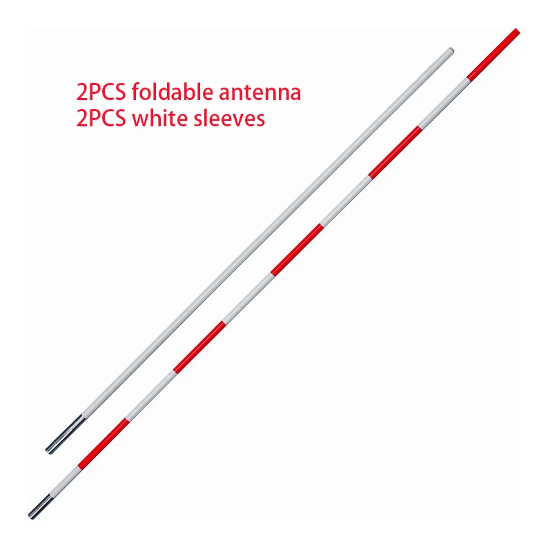 1.8m Foldable Volleyball Net Antenna - Durable & Versatile