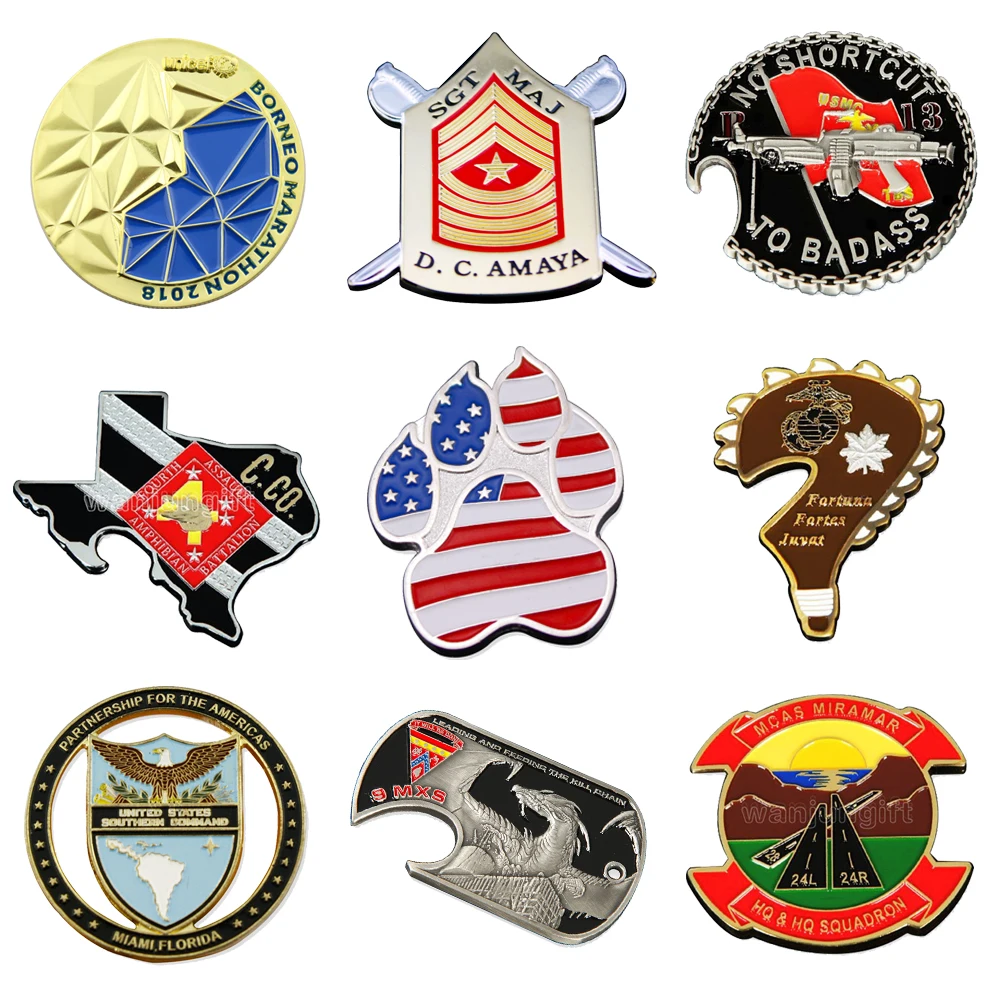 USN Challenge Coin Custom Metal Stamping Coins - Patriotism