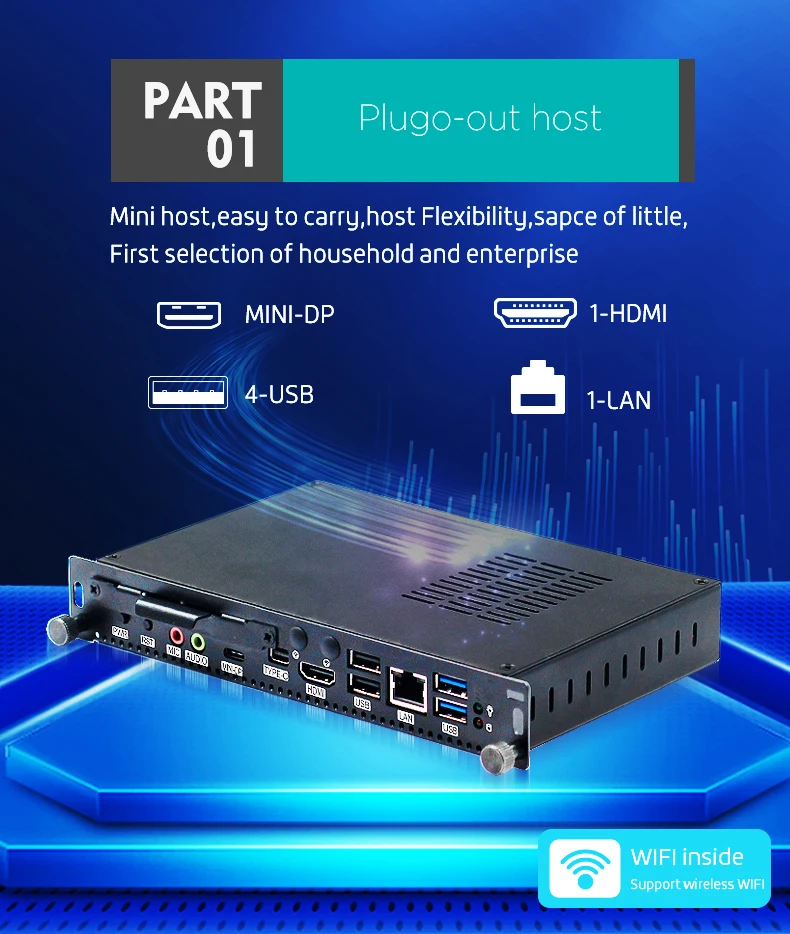 Wholesale Intel 11th Core I3 I5 I7 Flat Panel Ops Computer Module Ddr4 ...