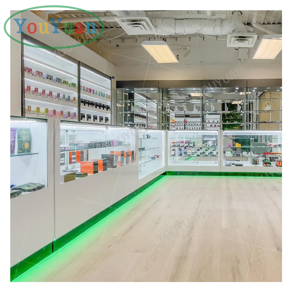 Modern Design Glass Showcase Display Cabinet Showcase Showroom Counter ...