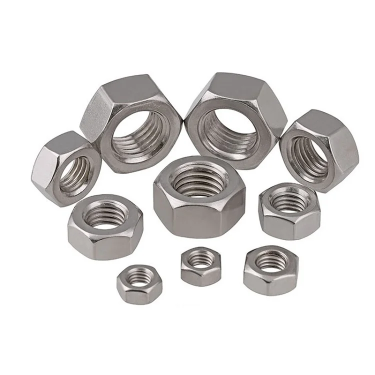 Hexagon Regular Nuts Heavy Duty Grade C ISO 4034 M20 M25 M32 M38