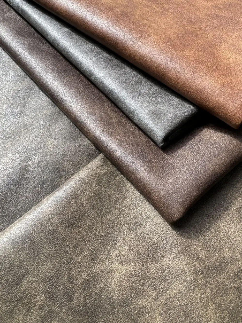 0.8MM Thickness Fashion Ecological Leather PU Synthetic Leather Jacket ...