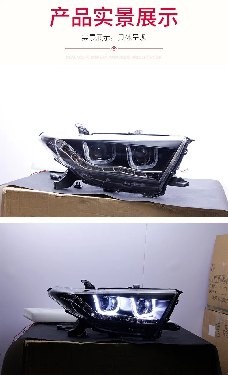 Car Headlamp Headlights Modified Led Head Lamp Head Light Led Drl ...