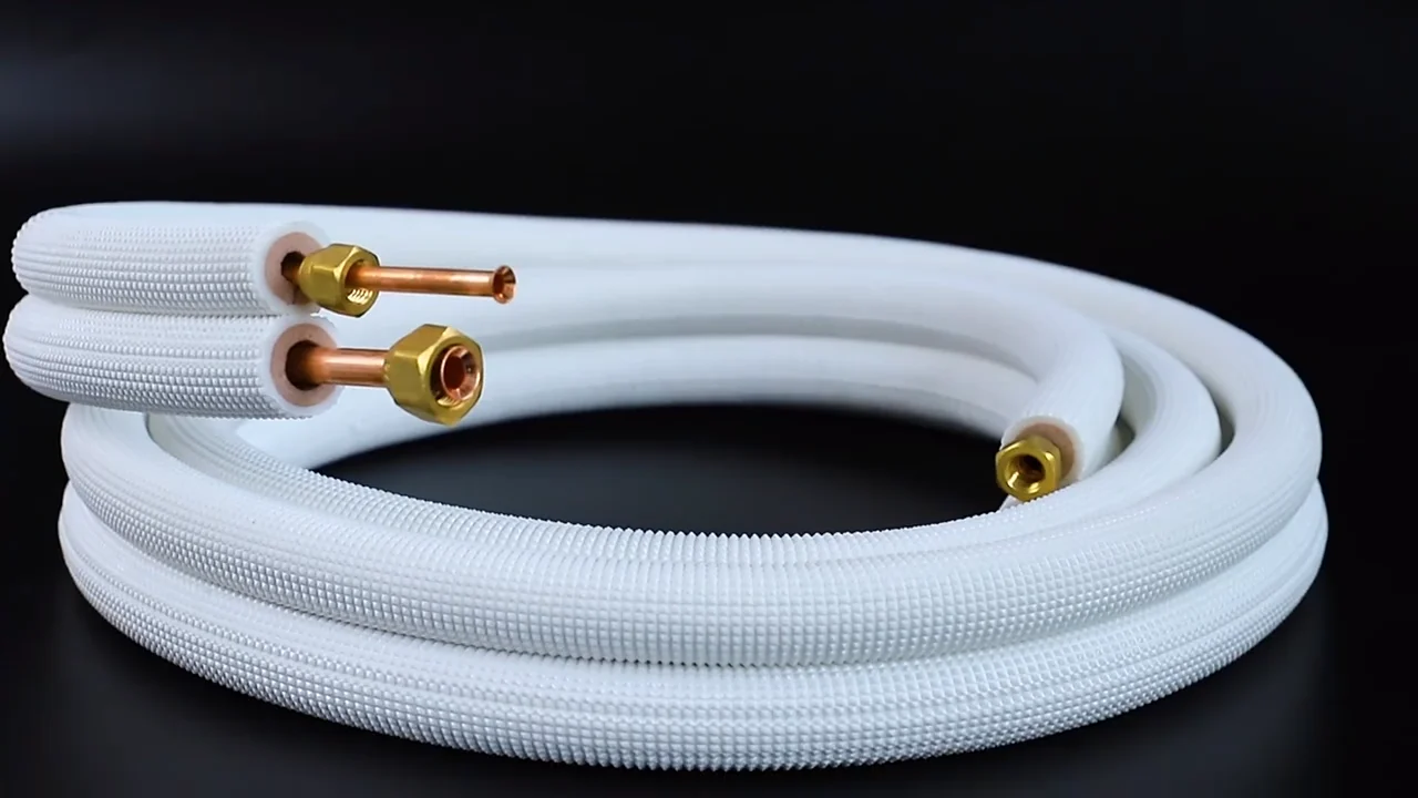 Good Quality Split Air Conditioner Copper Pipe Foam Ac Pe Coated Pair ...