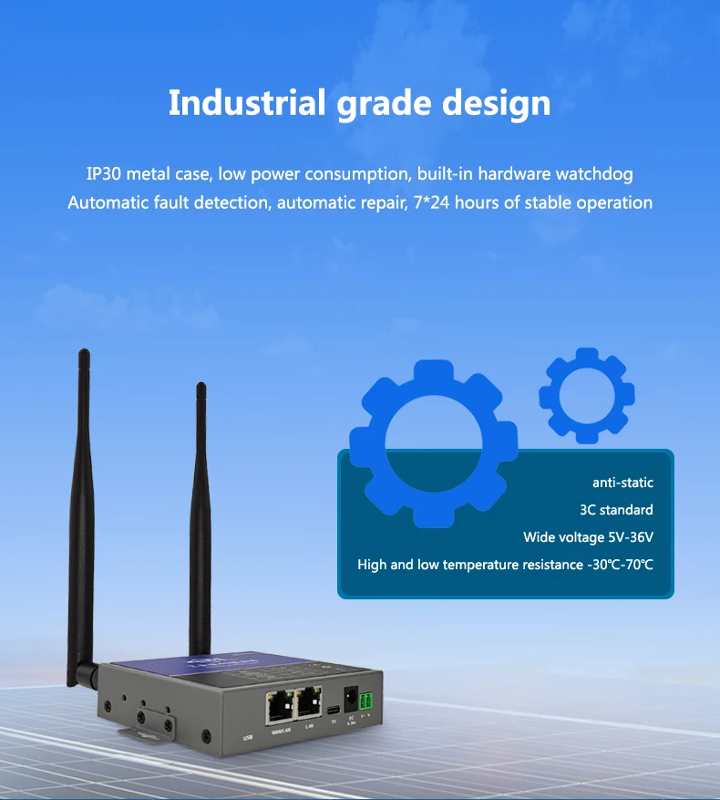 ZLWL IR1000 Industrial 4G LTE Wireless Router with SIM