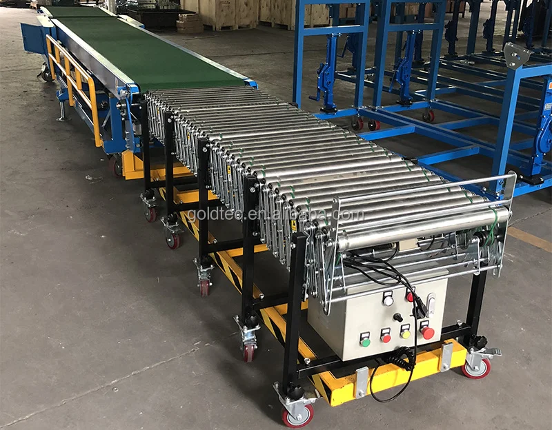 Goldtec Telescopic Belt Conveyor - Efficient Loading/unloading