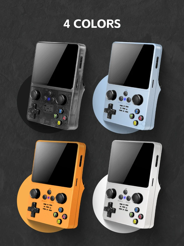 R35s Retro Handheld Video Game Console Linux System 3.5 Inch Ips Screen ...