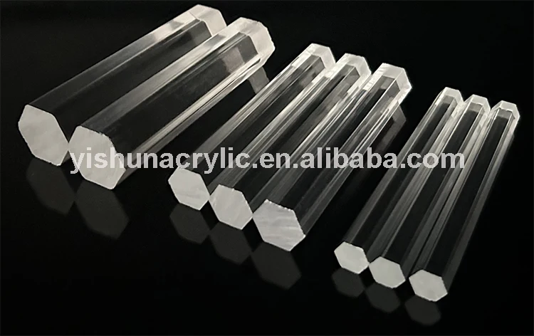 Customized Acrylic polygonal Rod Plastic PMMA Material Acrylic Multi ...