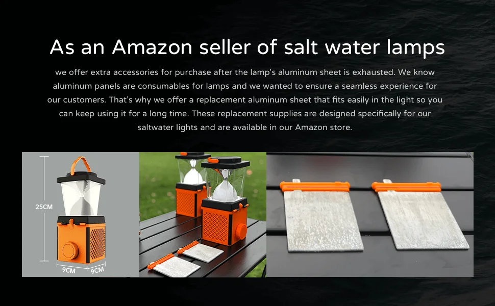 New Advancewalt Water Led Lamp Charging Lantern Salt Water Charging ...