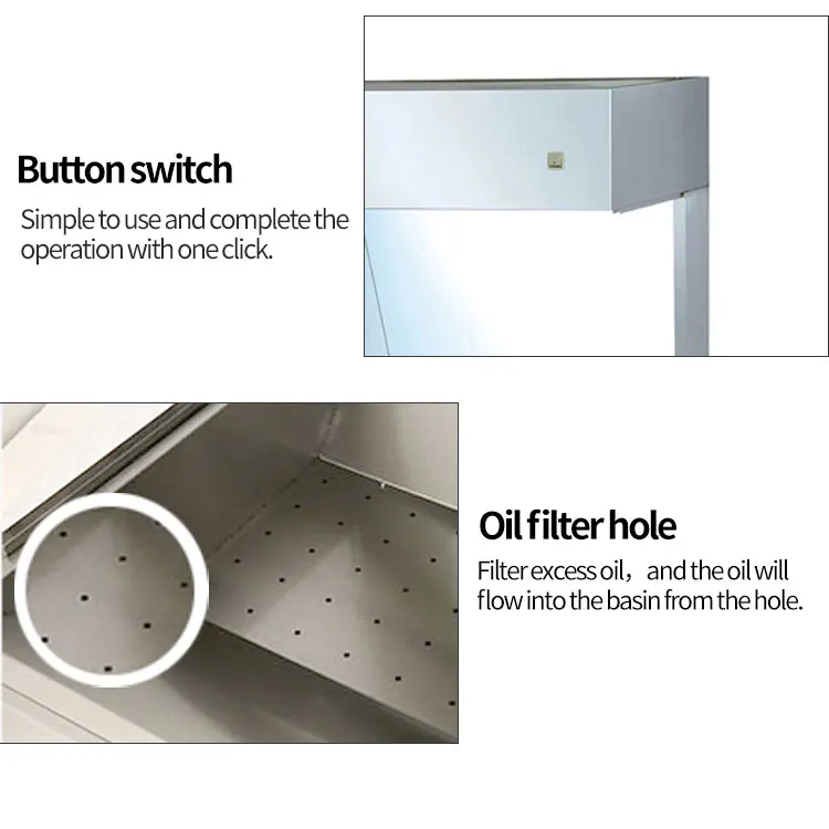 Stainless Steel Chips Warmer - High Productivity & LED Display