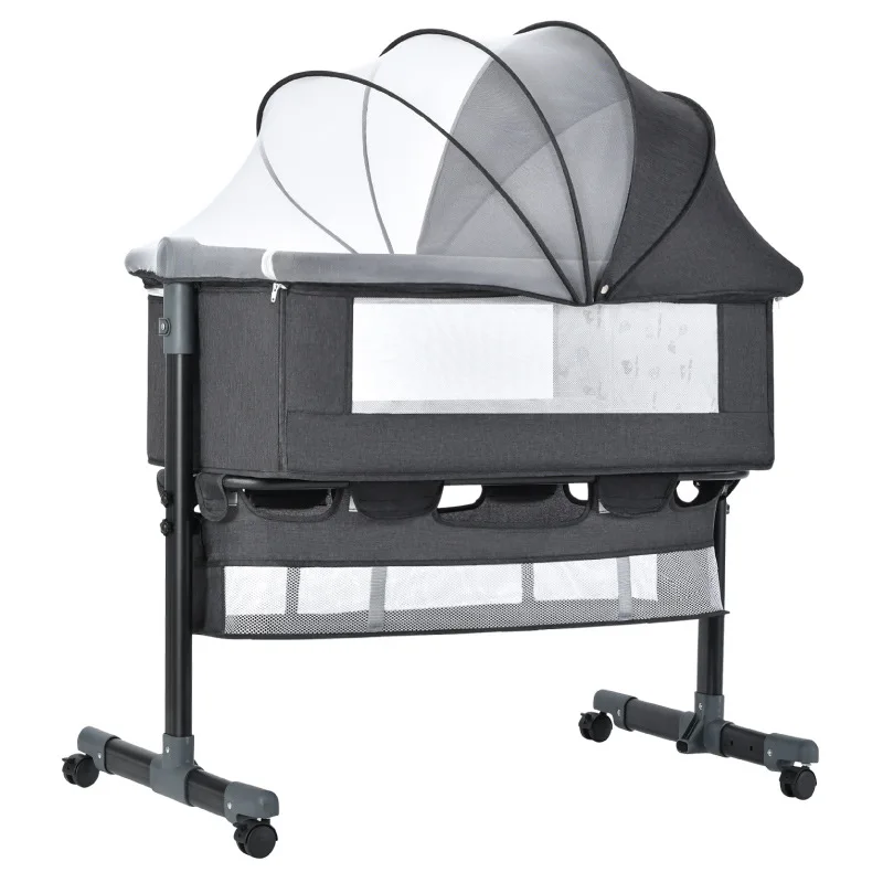 Swing Baby Bassinet Swing Bedside Crib As Well As Manually Swinging ...