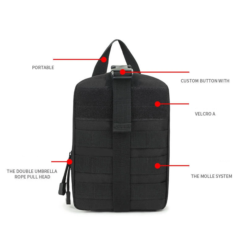 Tactical Emergency Medication Kit Medical Bag Wilderness Camouflage ...