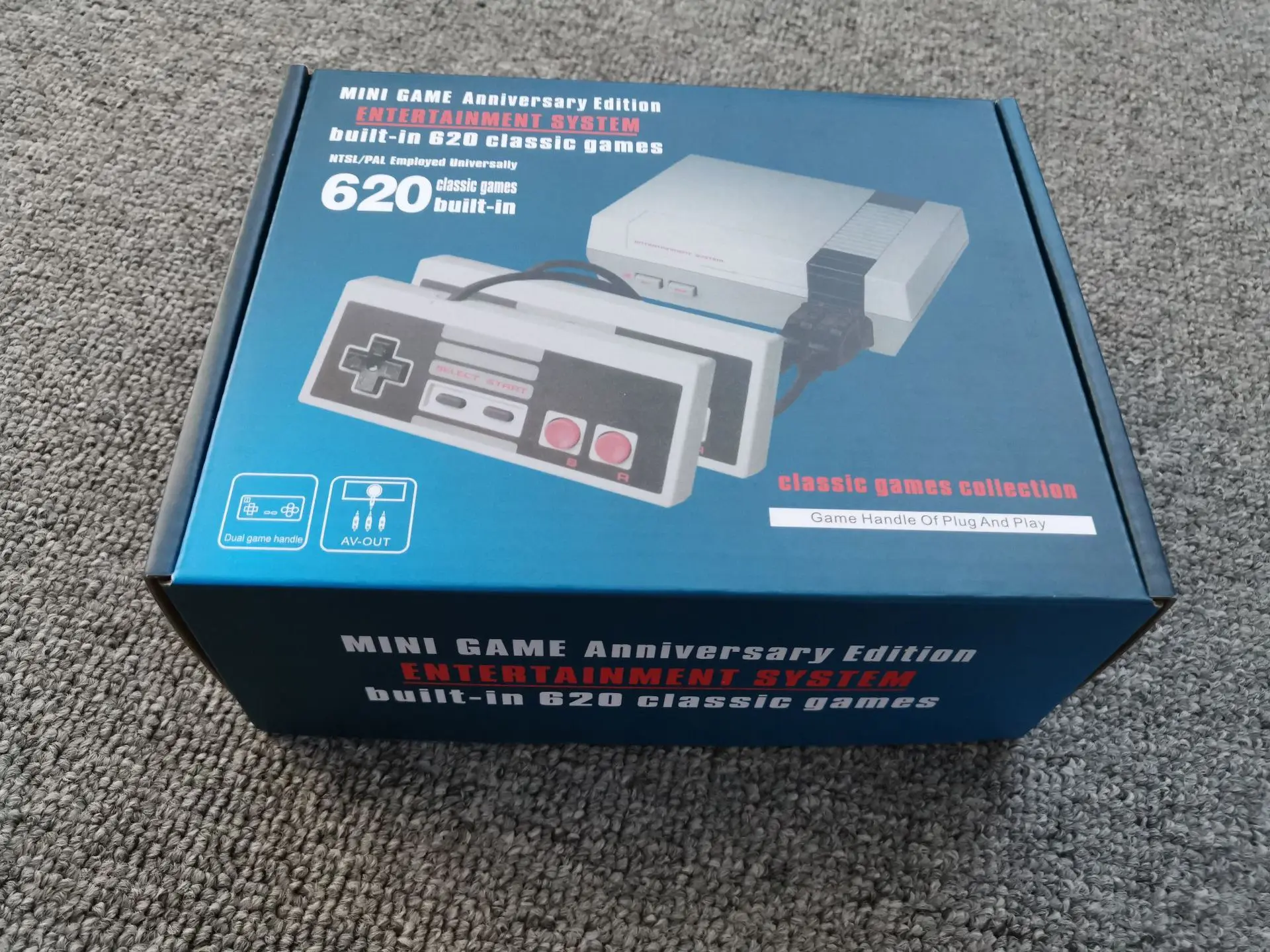 Mini Retro Video Game Console - 620 Classic Games