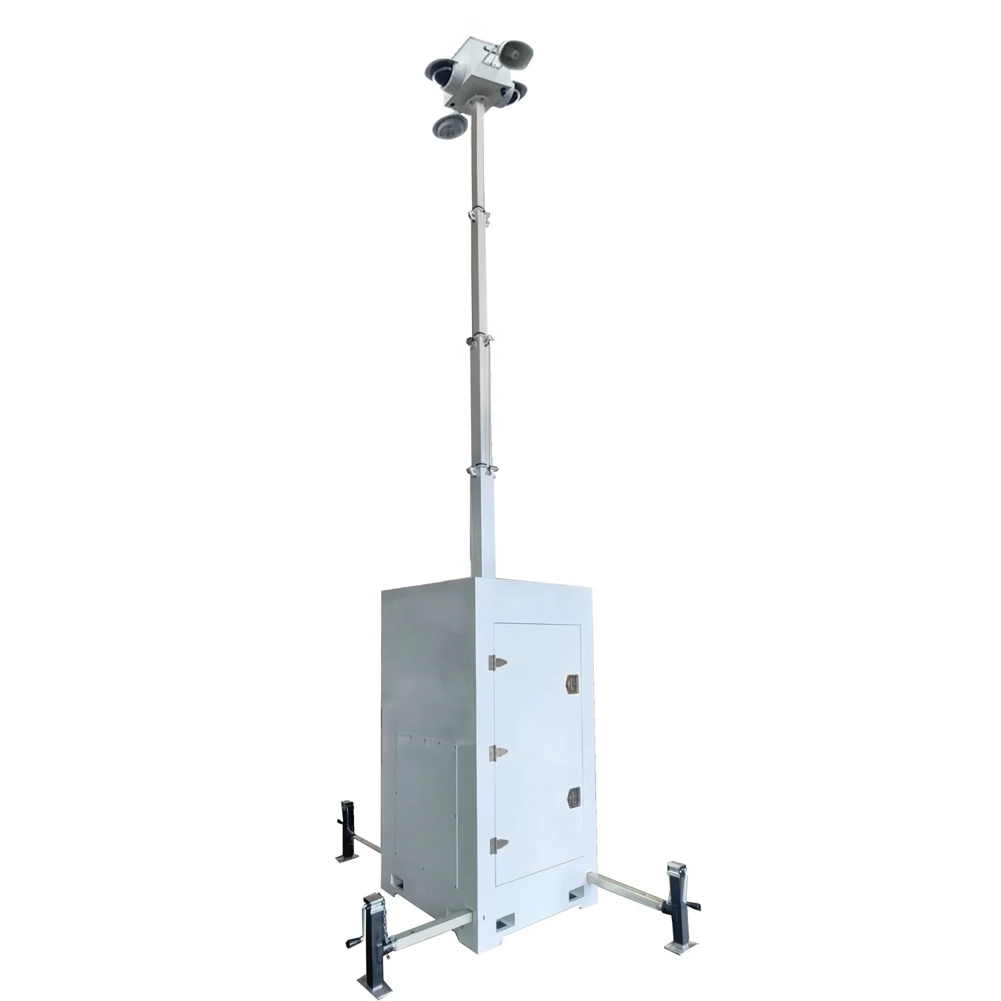 Mobile CCTV surveillance towers for temporary security monitoring ...