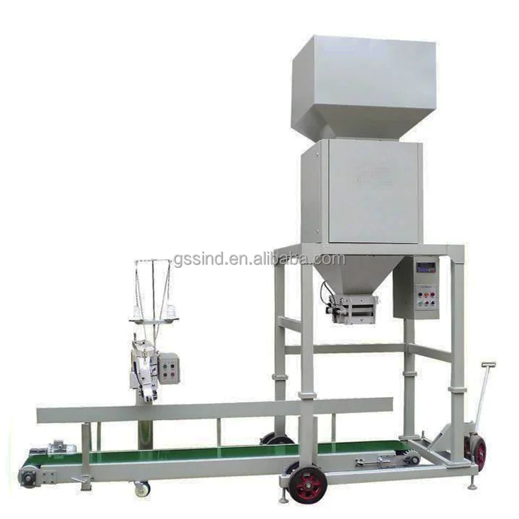 25kg 50kg Automatic Fertilizer Seeds Snack Feeds Bag Filling Weighing ...