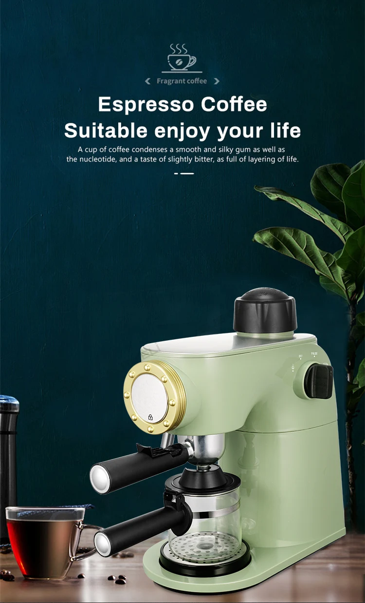 Automatic Professional Lever Espresso Machine Electric Espresso Coffee ...