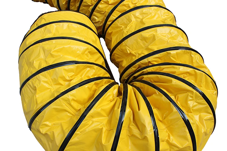 Highly Flexible Durable PVC Flexible Ducting Foldable HVAC Systems ...