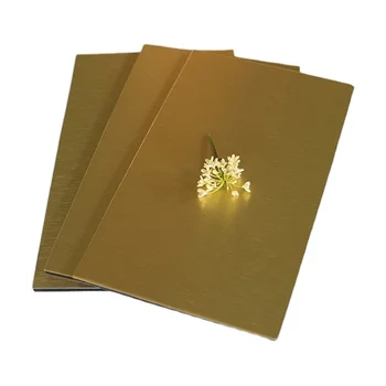 Alucobond Golden Color Mirror Finish Acp Sheets Aluminium Composite ...