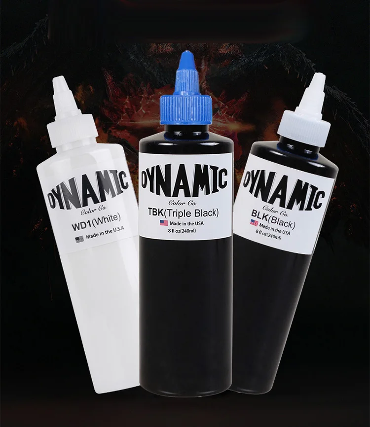Professional Best Seller Original Dynamic Tattoo Ink Triple Black Made ...