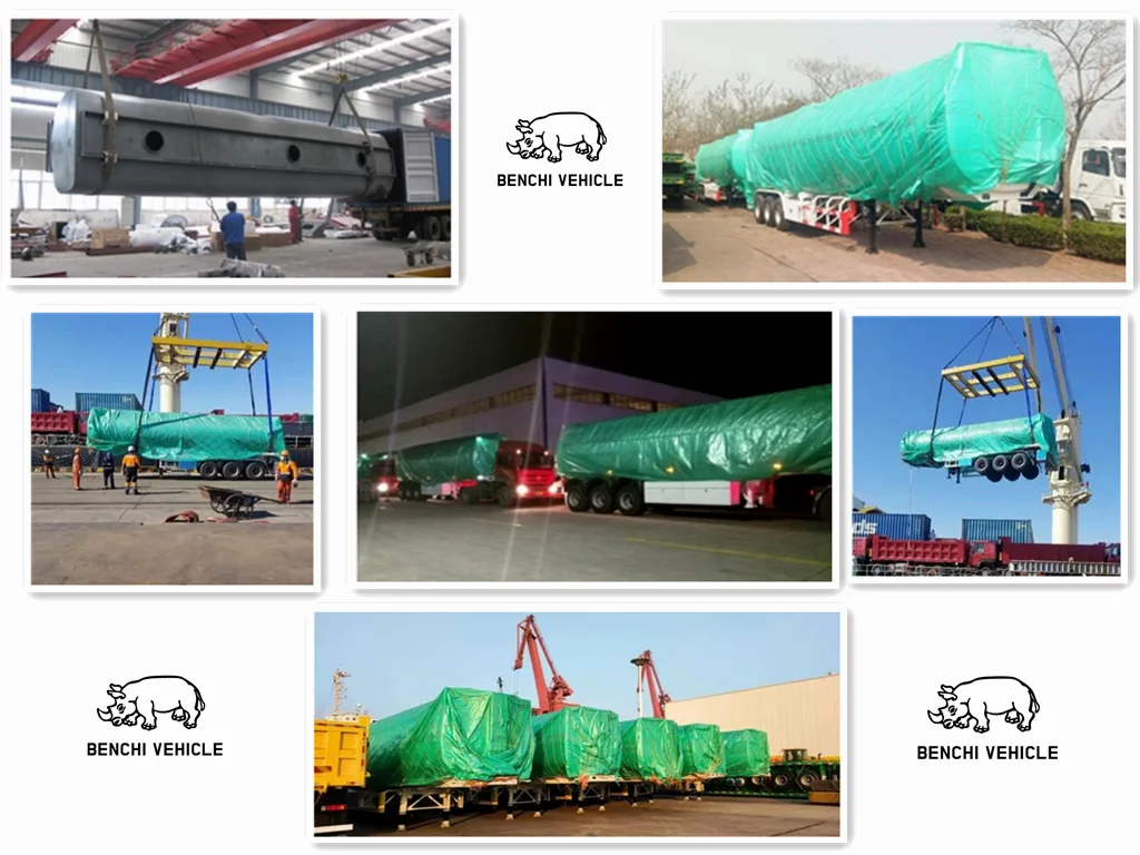 3 Axles Fuwa Oil /fuel Tanker Trailer With 45000 Liters Volume - Buy ...