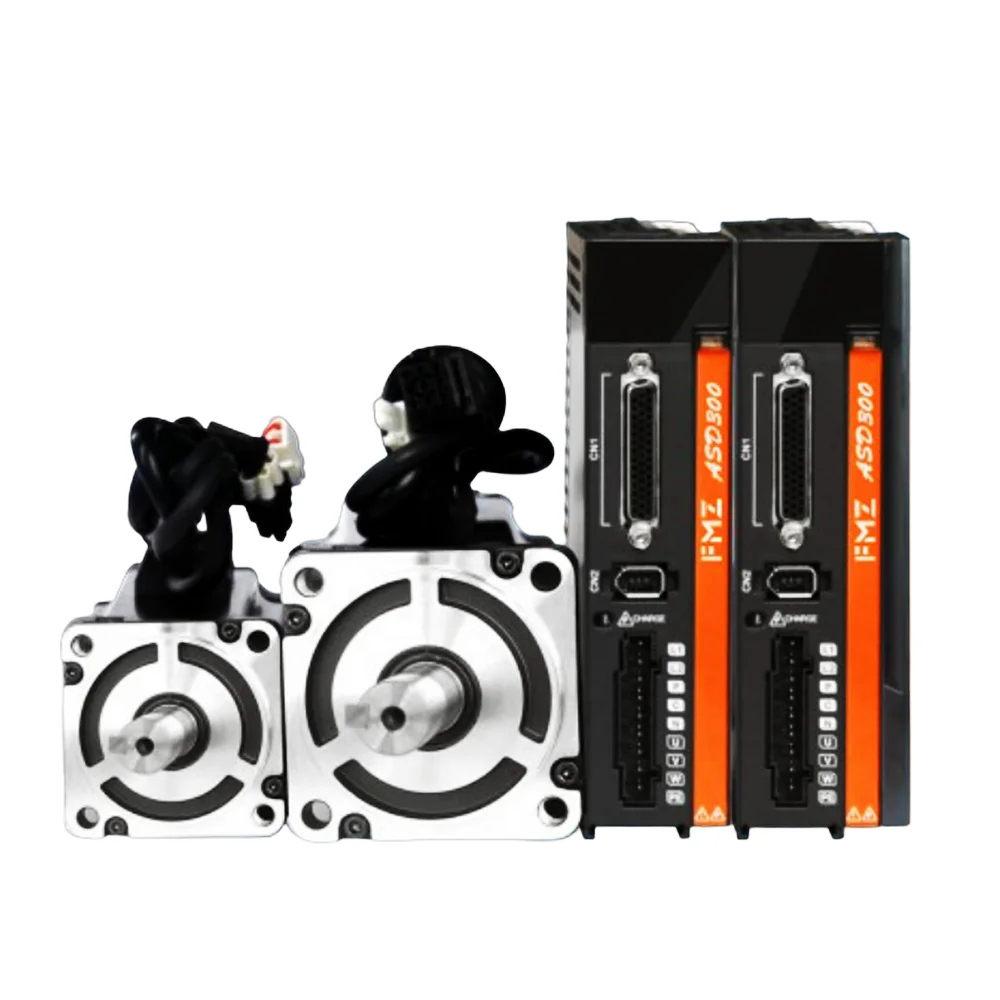 Ac Servo Motor And Drive 100w 200w 400w 750w Svpwm Vector Control 220v ...