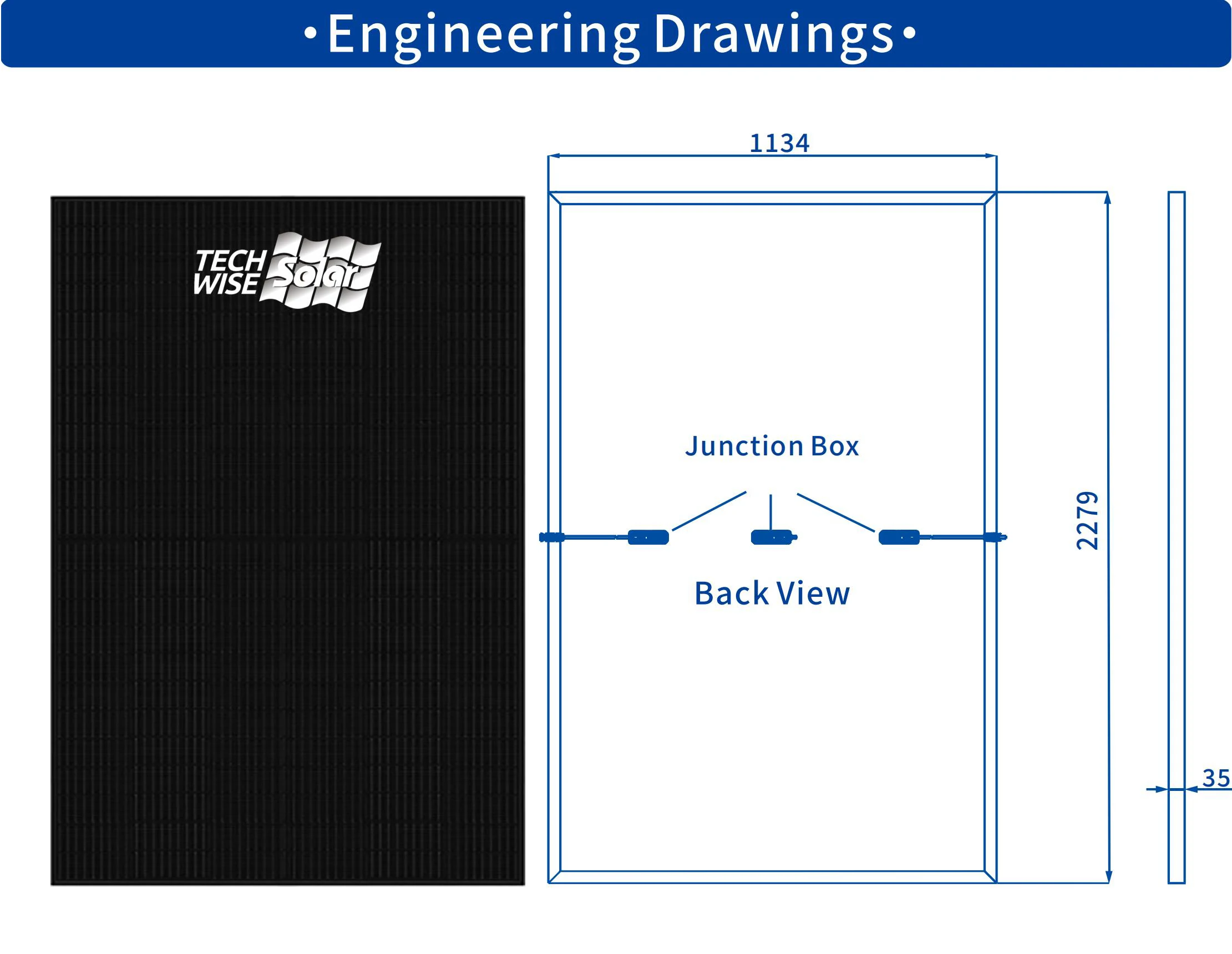 Techwise Solar Pv Solar Panels Mono Crystalline 540w 545w 550w Solar ...