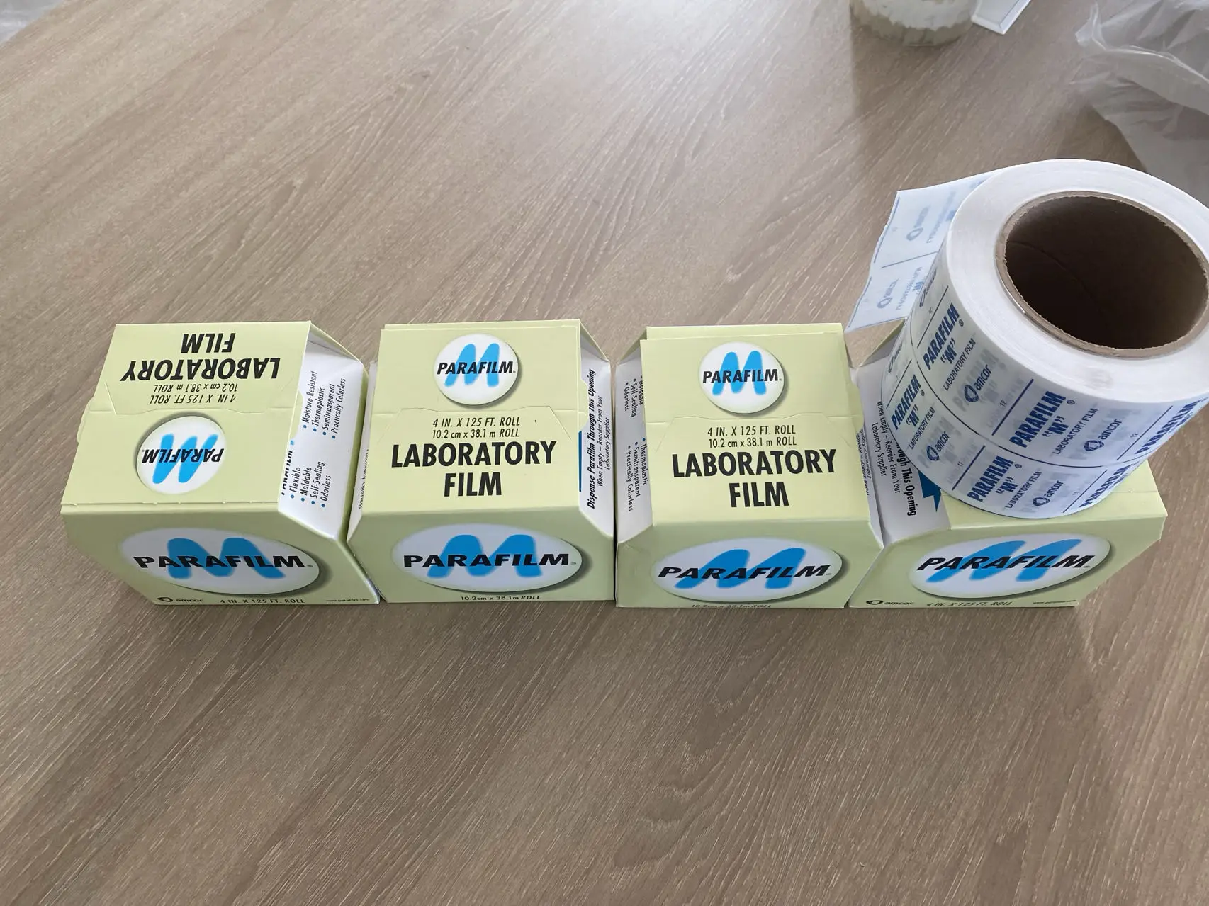 Labtex Cup Paper Sealing Film ROLL 10cm*38m 4IN*125FT Lab Parafilm ...