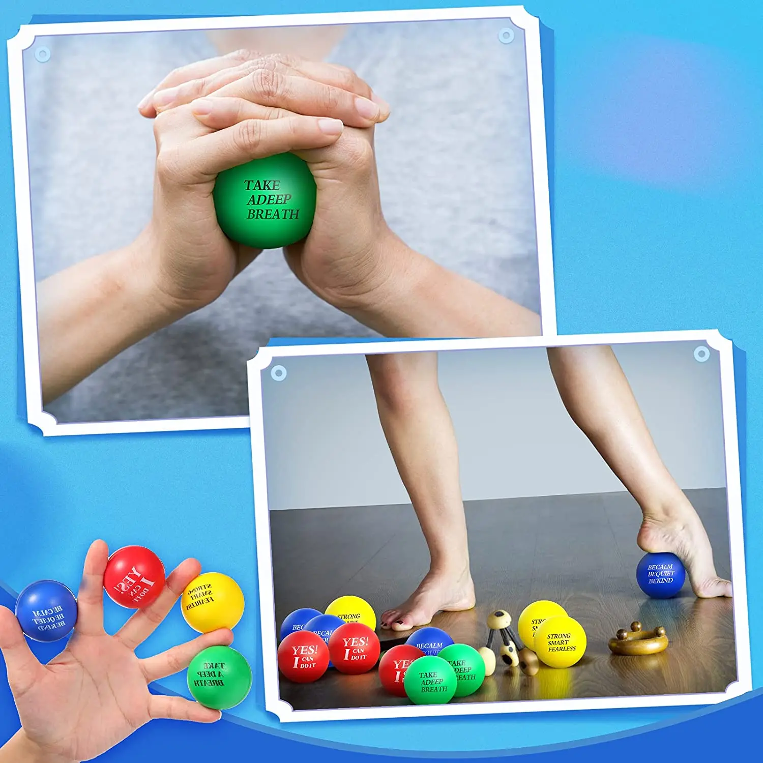 Customized Shape Stress Ball - Anti-Stress PU Rainbow Color