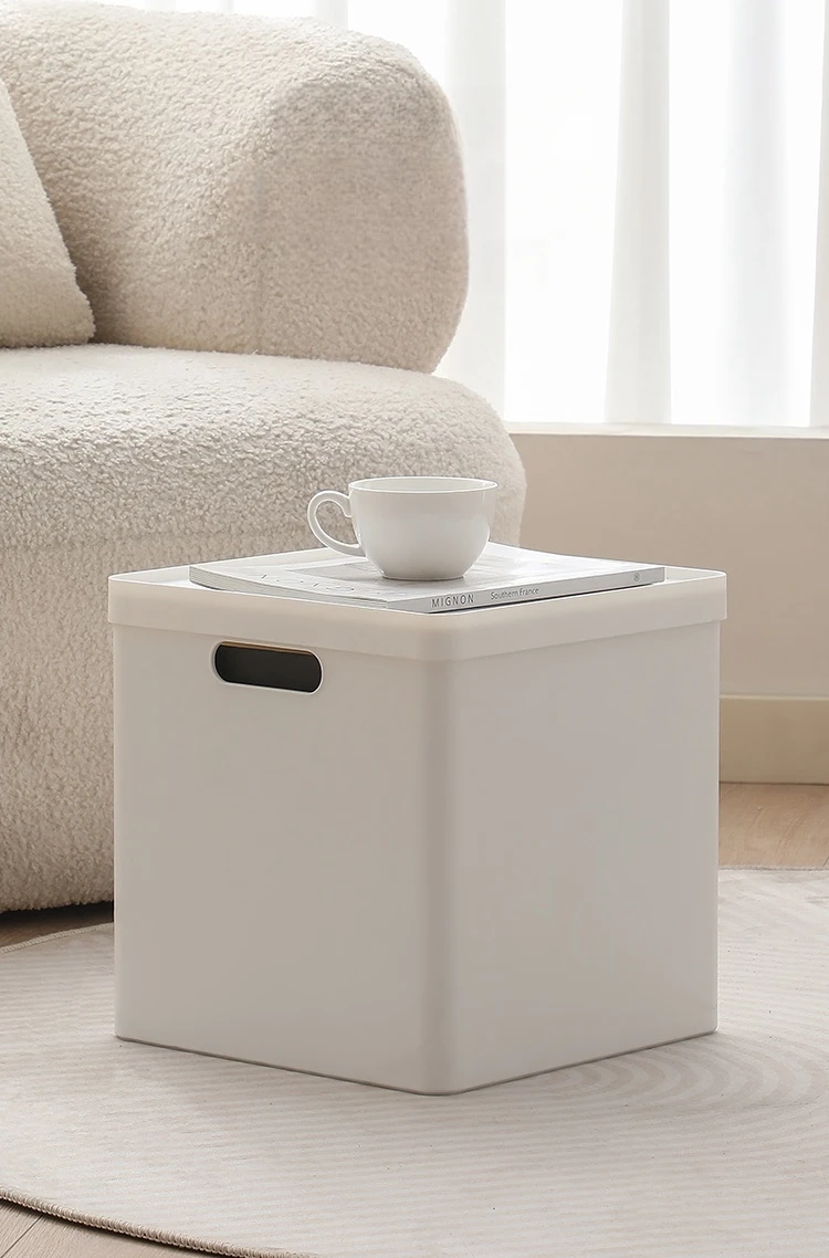 Wewin Square Plastic Storage Box With Lid Thickened Snacks Toy Clothes ...