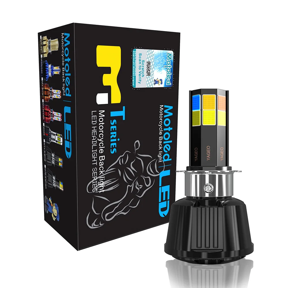 MOTOLED MT8-MAX 100W LED Motorcycle Headlight, 12000LM White, Heat ...