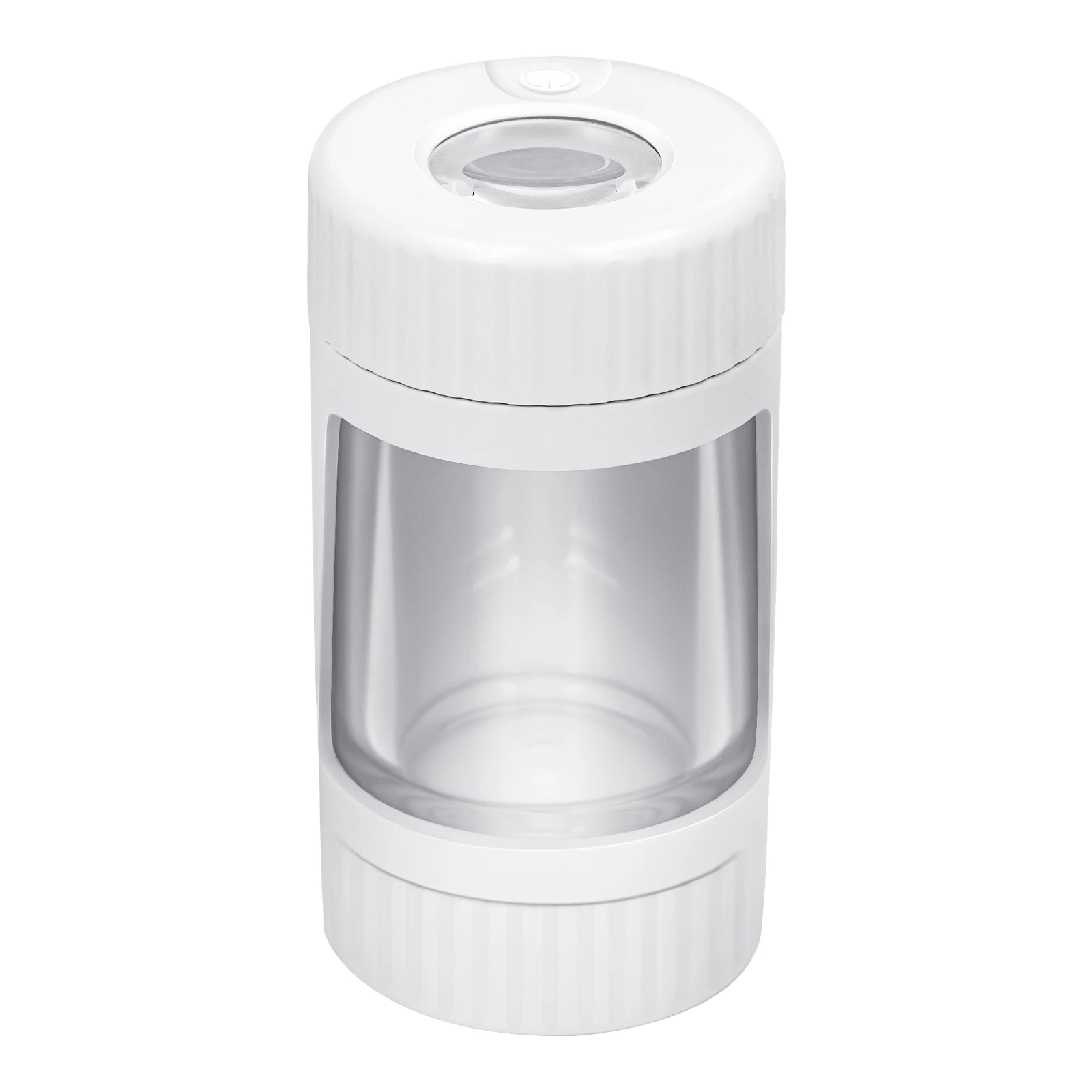 Herb Stash Container Acrylic Jar Rechargeable Storage Bottles ...