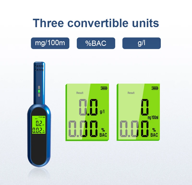 Portable 75g Dienmern Led Screen Display Alcohol Tester Non-contact ...