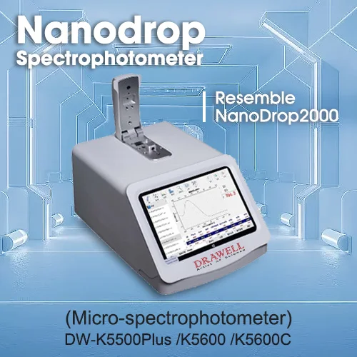 Drawell Ultra Micro Spectrometer Nanovolume Spectrometers Dw-k5500plus ...