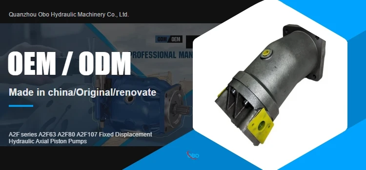 A2f Series A2f63 A2f80 A2f107 Fixed Displacement Hydraulic Axial Piston ...