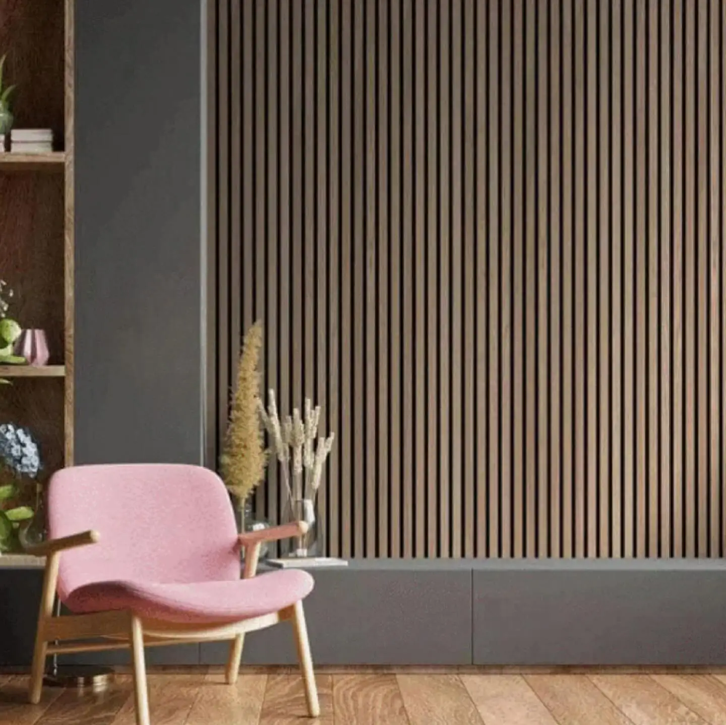 Aku Panel Slat Wall Panels For Decor Hotel Apartment Office Building ...