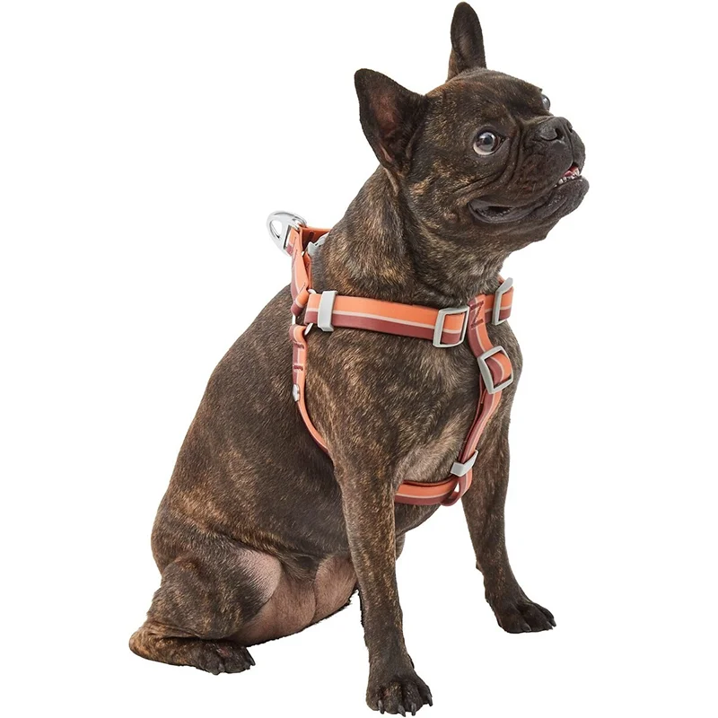 Custom Pvc Step In Dog Harness Polyester Strap Waterproof Pvc Rubber ...