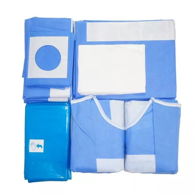 Hospital Medical Consumable Disposable Sterile Surgical Drape Kit ...