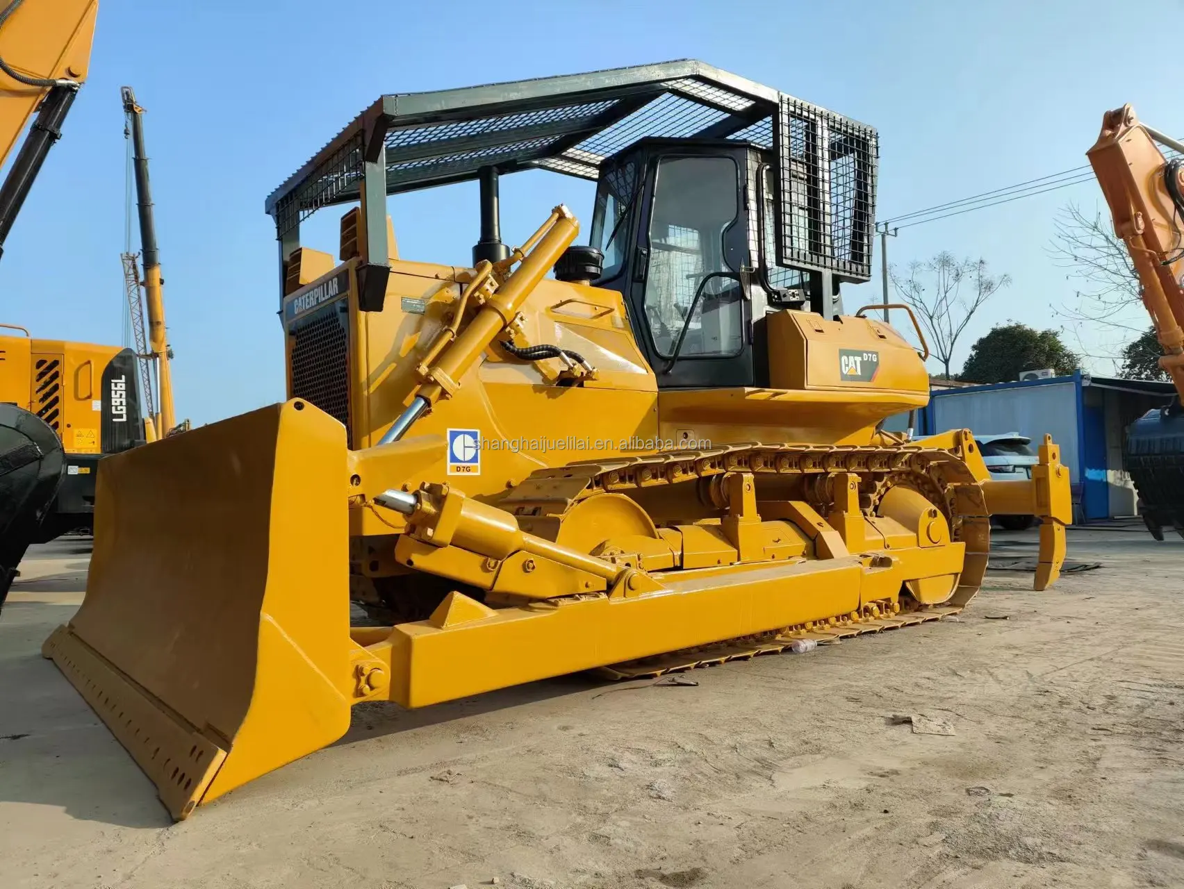 Original Paint Used Cat D7g Bulldozer With Forest Fence And Ripper - Buy Used Cat D7g Bulldozer ...