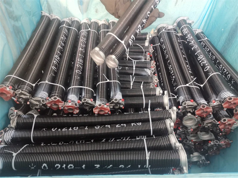 Custom Adjustable Garage Door Dual Torsion Spring Powder Coated Side ...