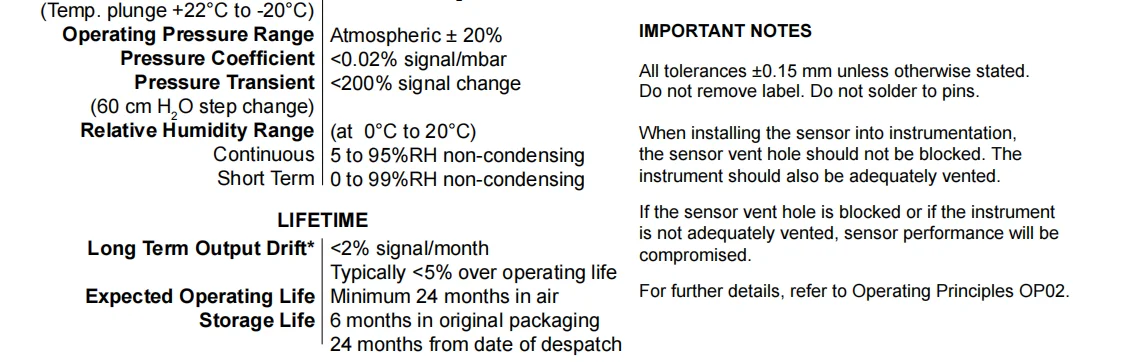 Medical Sr-x2v Aay80-390 4ox-v 4OXV Oxygen Detector Sensor Probe O2 ...