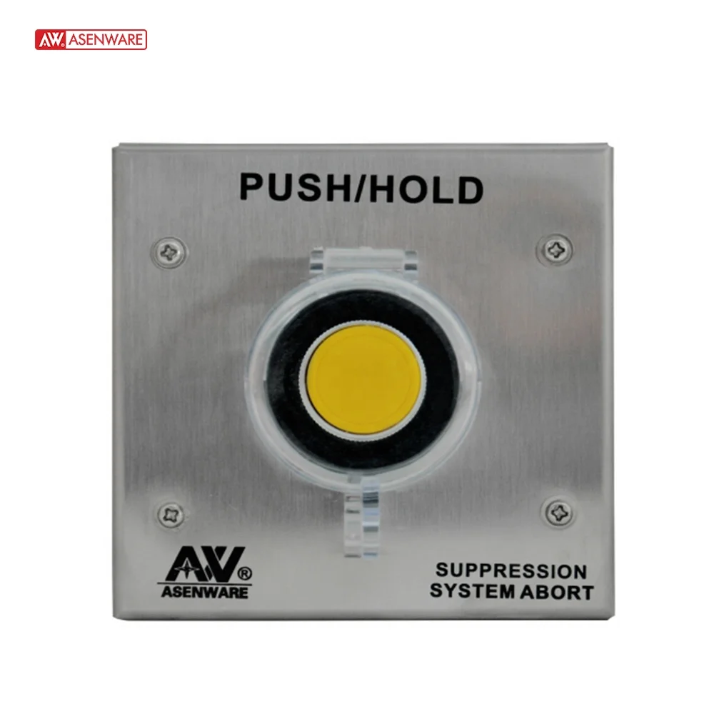 FM200 Fire Suppression System - Warning Signage & Wiring Diagram