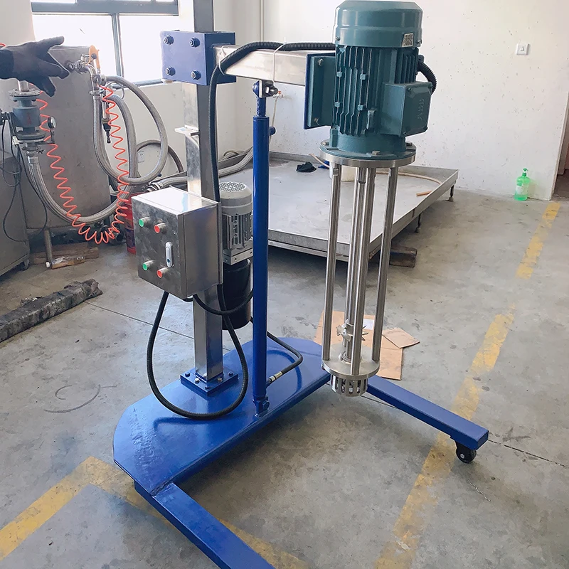Hydraulic Electrical Lifting High Shear Homogenizer High Speed ...