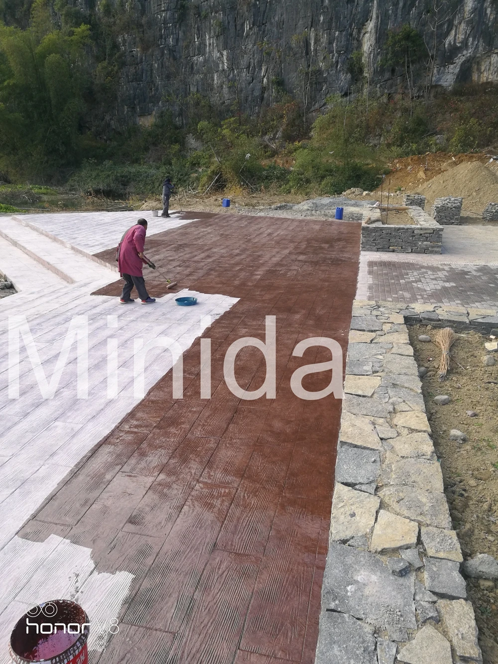 Wood Plank Decorative Concrete Stamp Mats - Hot Sales