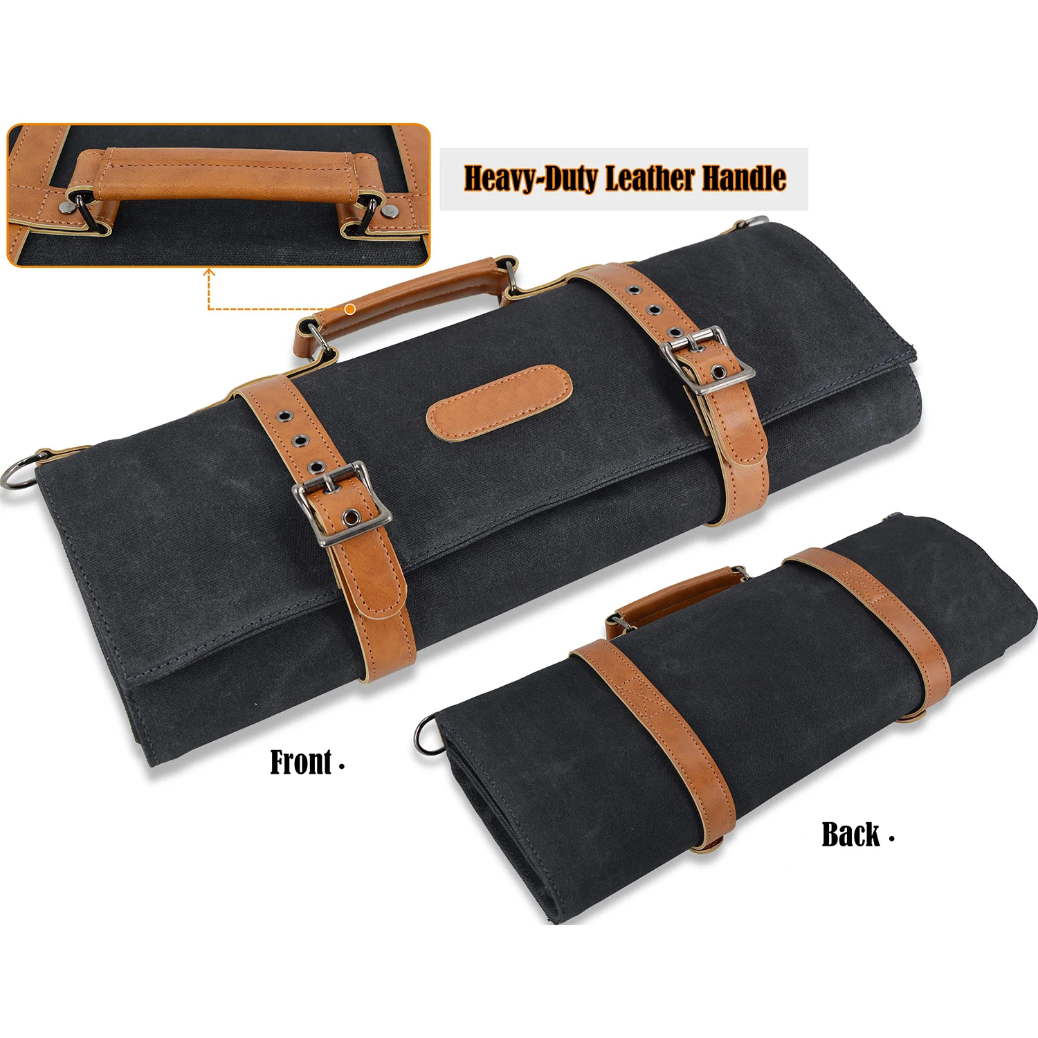 Custom Heavy Duty Chef Knife Bag With Adjustable Shoulder Strap 14 ...